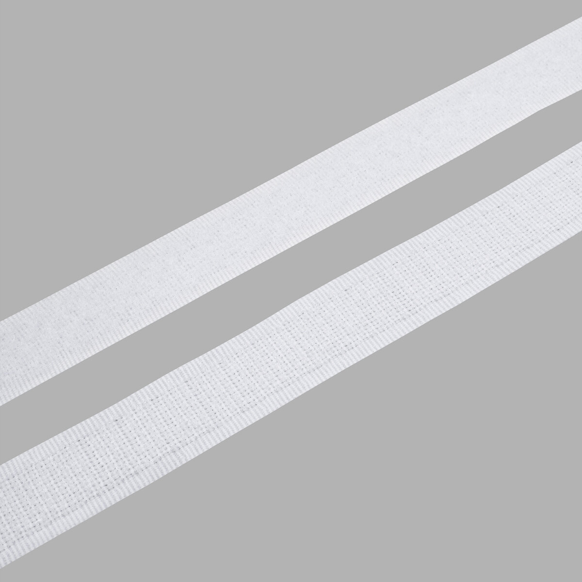 Лента контактная кач. В (30% нейлон, 70% полиэстер) 16мм*25м (белый, черный) (белый), 25 м