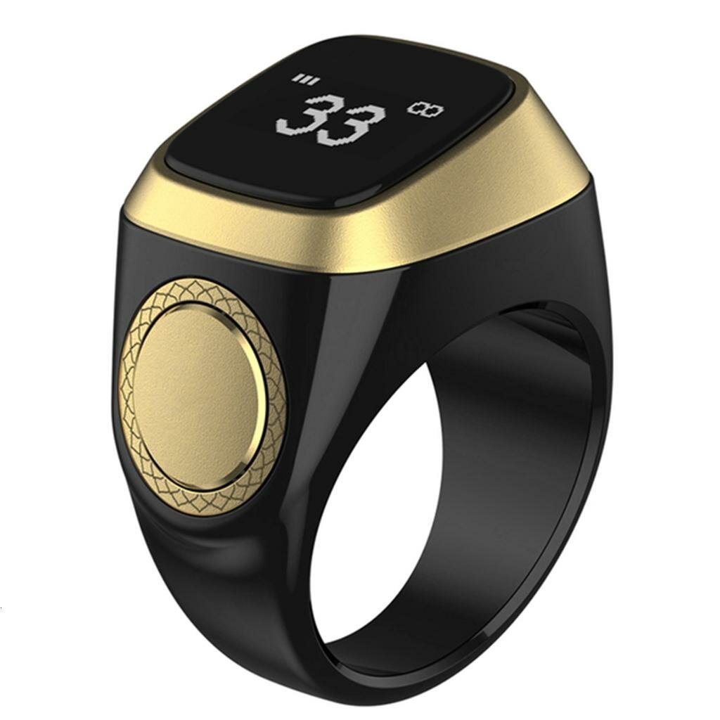 Электронный цифровой тасбих для умных колец, Черный