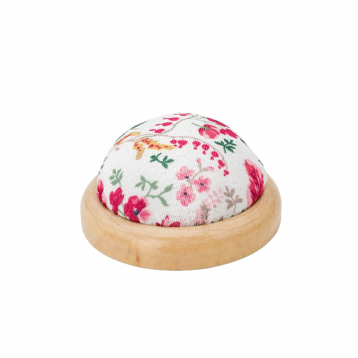 Игольница из ткани с подушечкой, размер 8 см, цвет ассорти, 1 штука