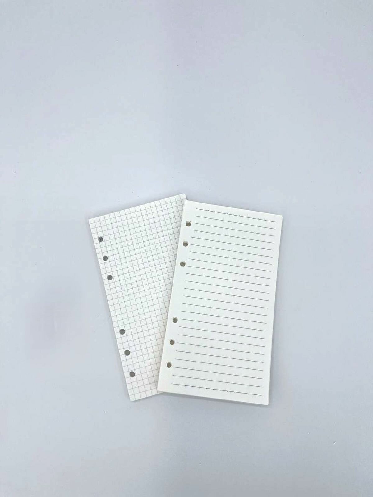 Запасные блоки А6 для блокнота на кольцах 90листов (клетка+линейка)