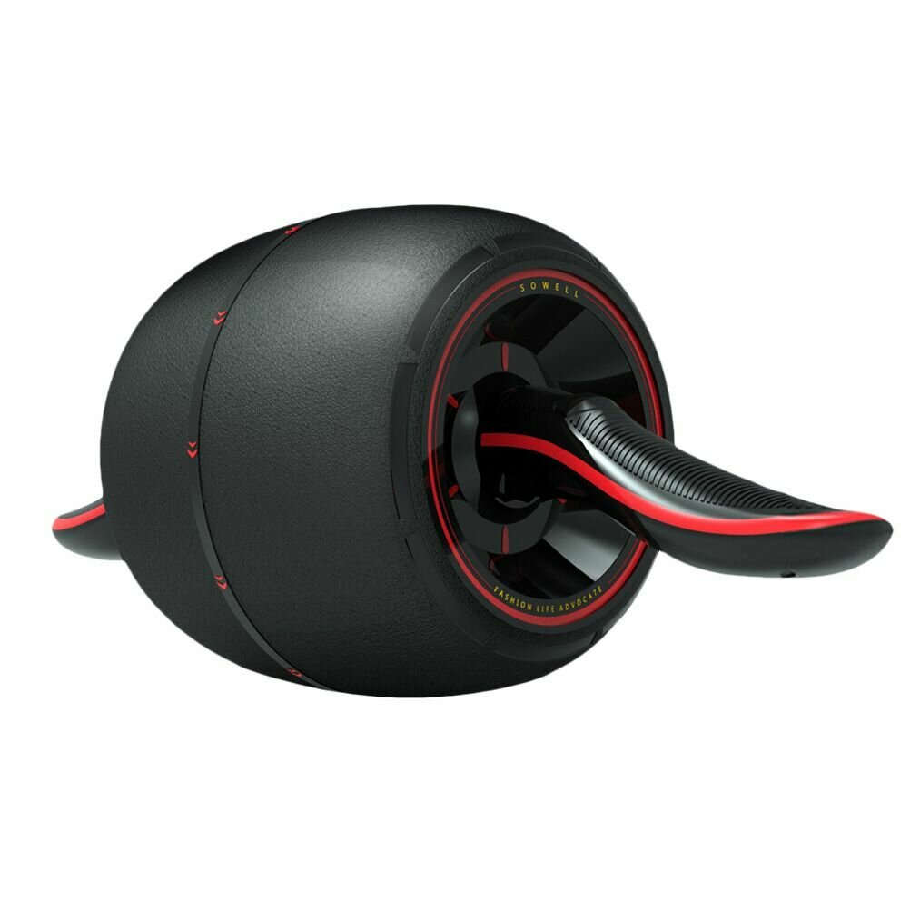 Спортивный Аксессуар Ab Roller, Черный, 43.70X19.00X18.00 См, Из Нержавеющей Стали, Для Укрепления Ягодиц И Спины
