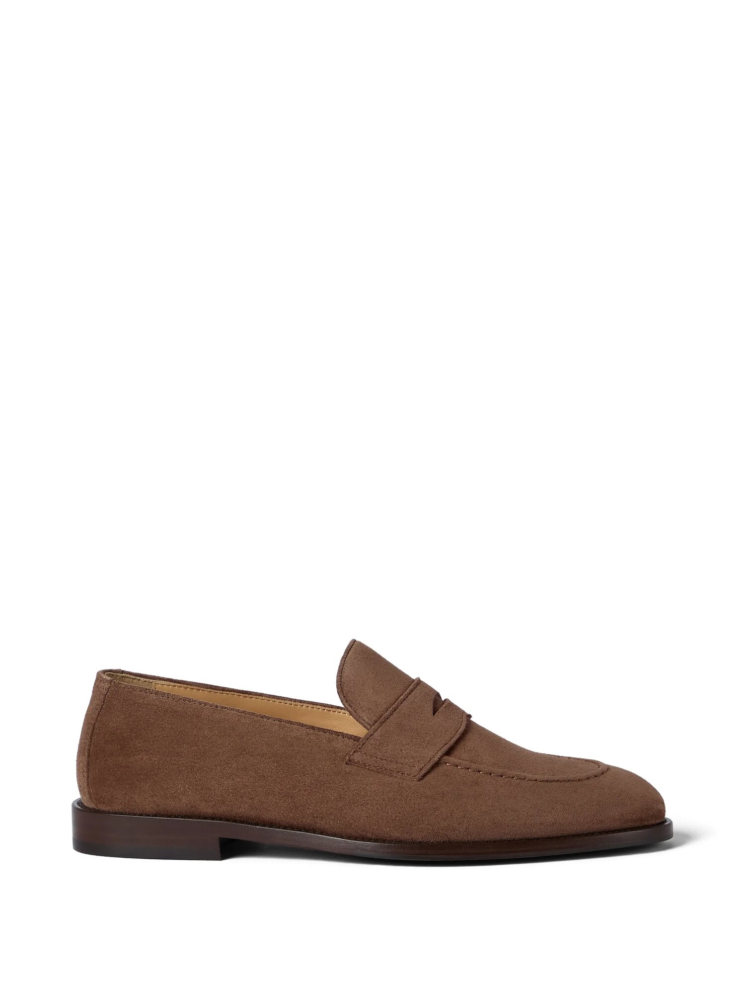 Лоферы Brown penny loafers