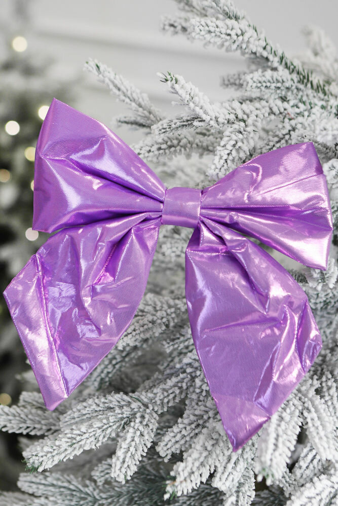 Декоративное украшение бант 'чарис', текстиль, фиолетовый, 26 см, Due Esse Christmas XNA23002911