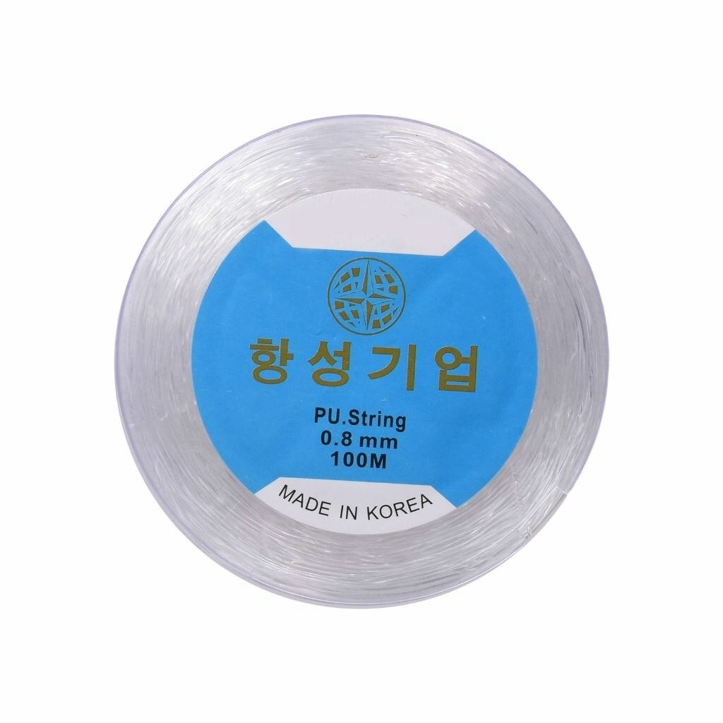 100 метров прозрачной бисерной хрустальной нити diy-0,8 мм