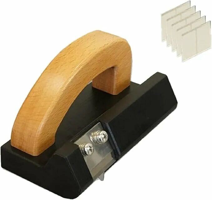 Рустовка для снятия фаски шва 5 запасных лезвий / Резак для расшивки линолеума и ПВХ напольных покрытий