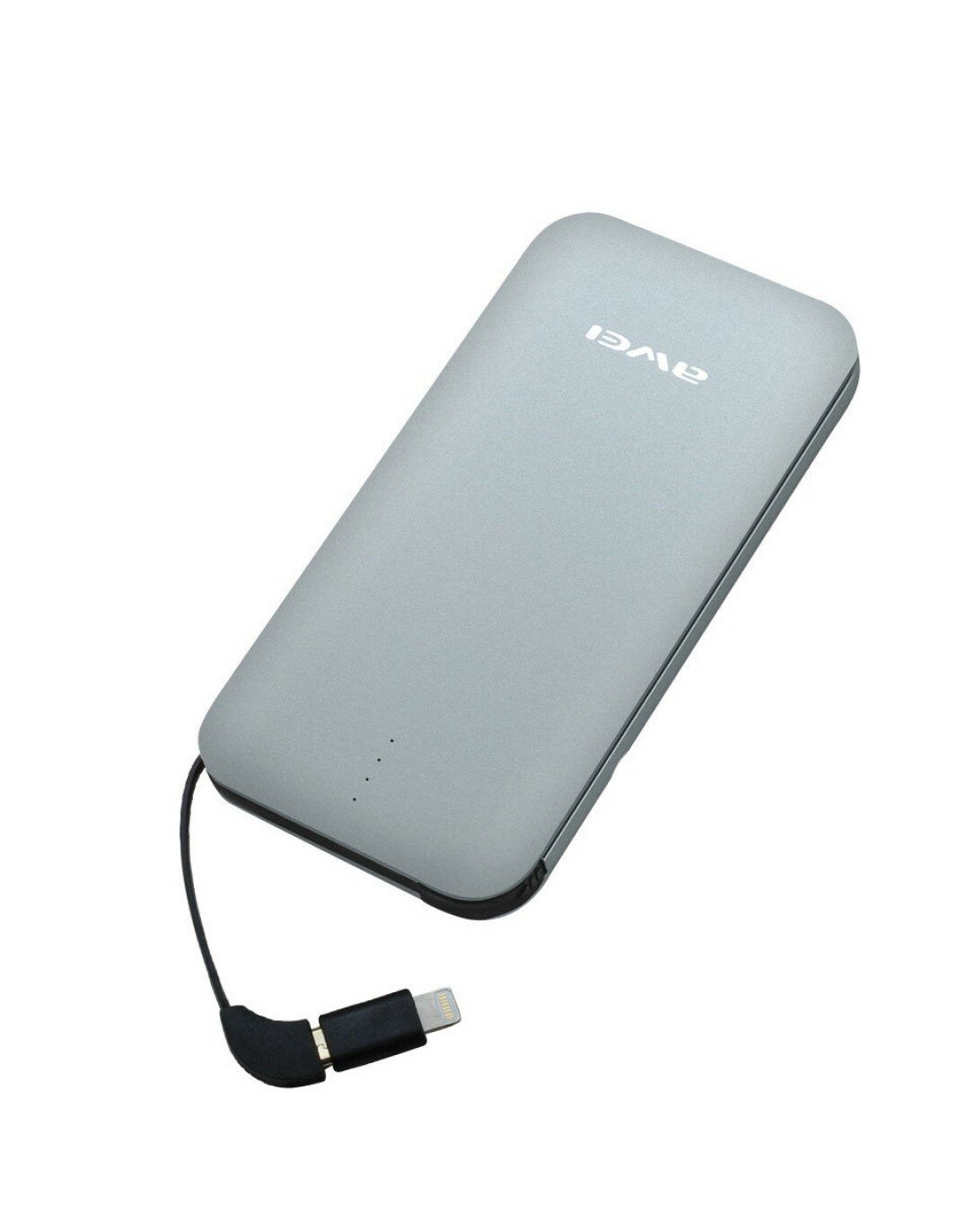 Портативный аккумулятор Awei P20K, 8000mAh переходник Type-C - Lightning