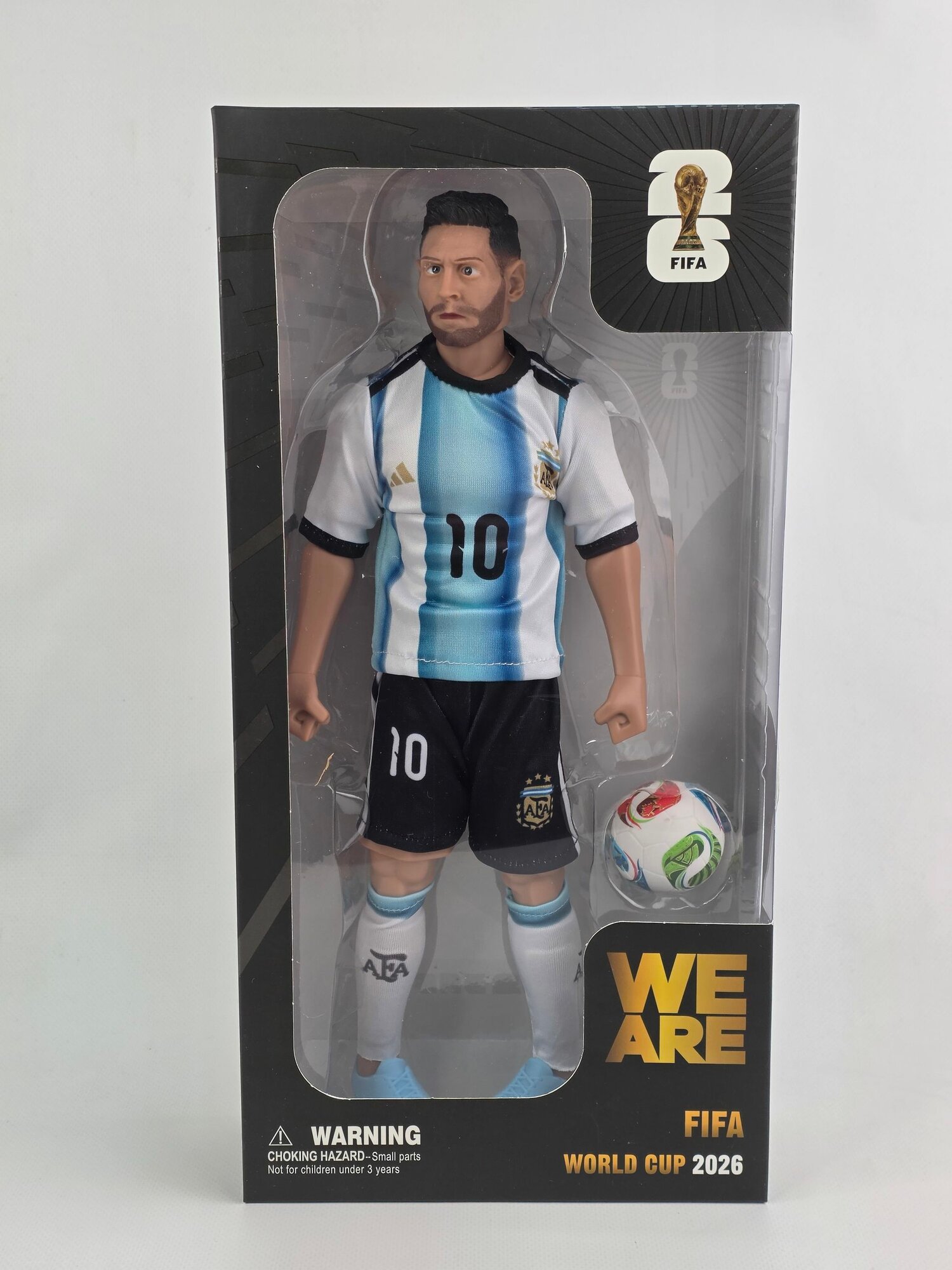 Фигурка футболист Лионель Месси Football star Messi (Argentine jersey) 35 см