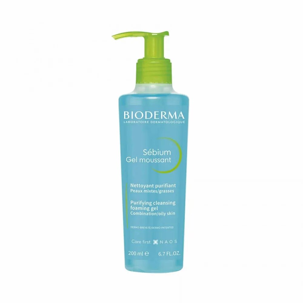 Гель для умывания Bioderma Sebium Gel Moussant, очищающий, 200 мл