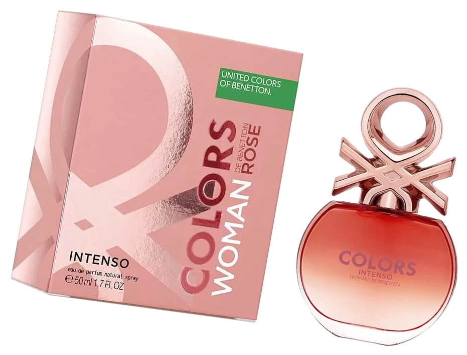 Женственный аромат Benetton Colors Rose Intenso 50 мл - Бенеттон Колорс Роуз Интенсо парфюм