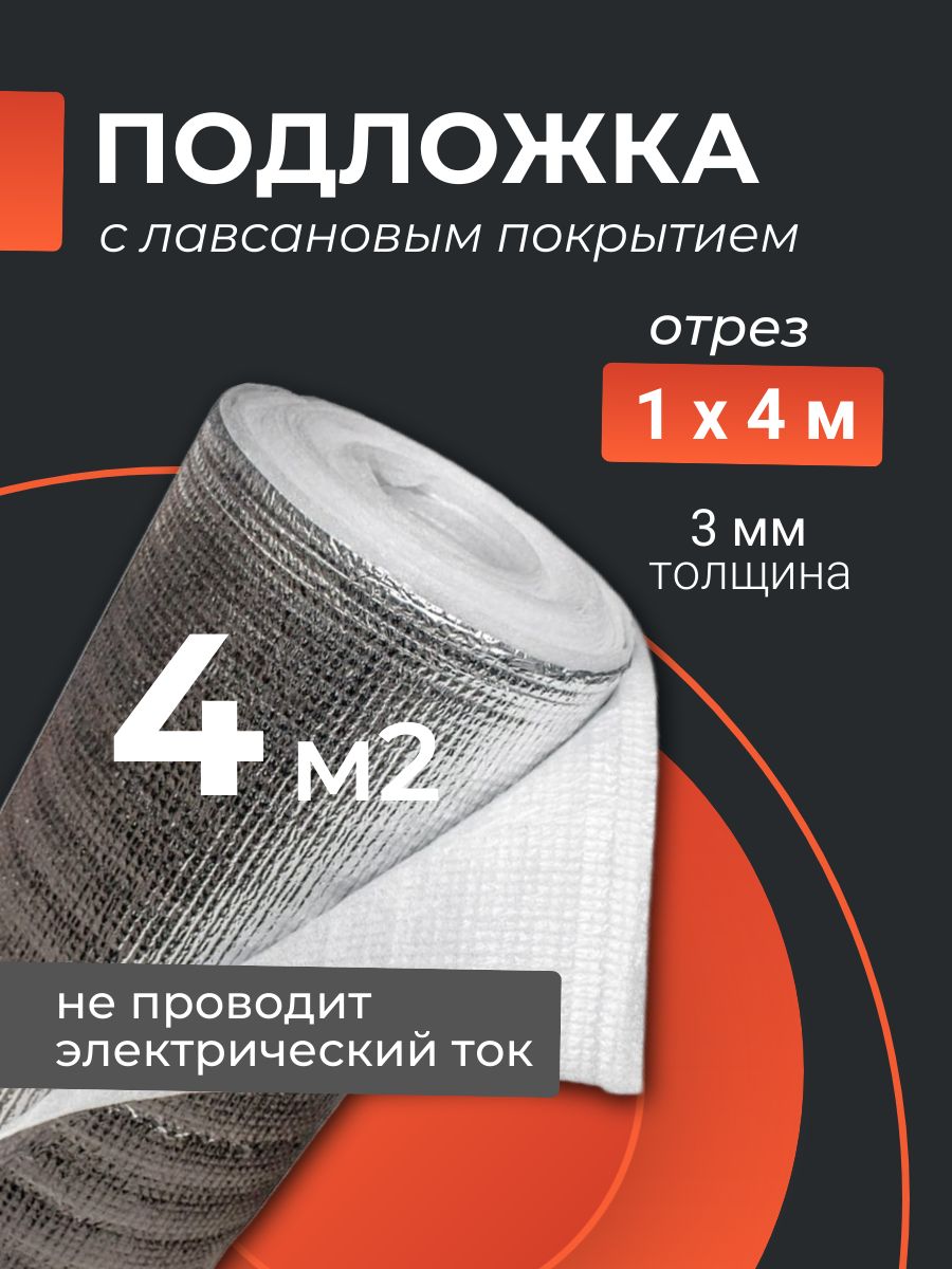 Теплоотражающая подложка лавсан 4 м