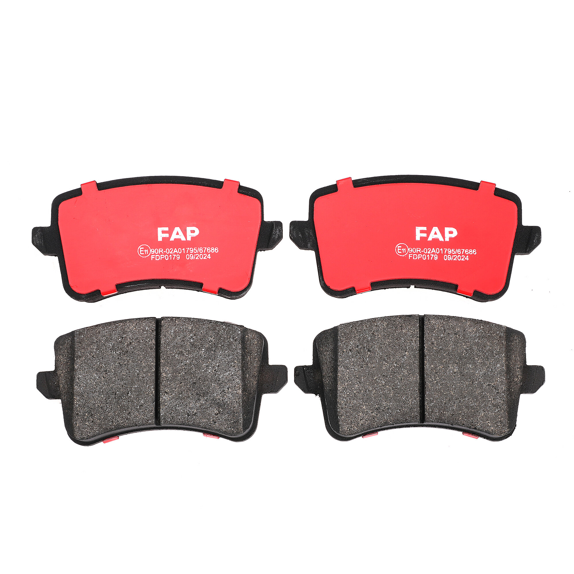 Колодки тормозные задние Ауди Q5 S4 S5 S6 S7 А4 А5 А6 А7, Audi A4 A5 A6 Q5 S4 S5 S6 S7, Porsche Macan, Порш Макан; 4GD698451, 9A769845100 керамические красные бесшумные