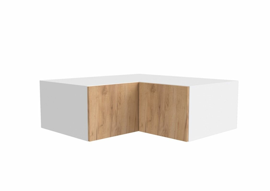 Кухонный модуль Европа Газовка угол 100, цвет Дуб золотой крафт