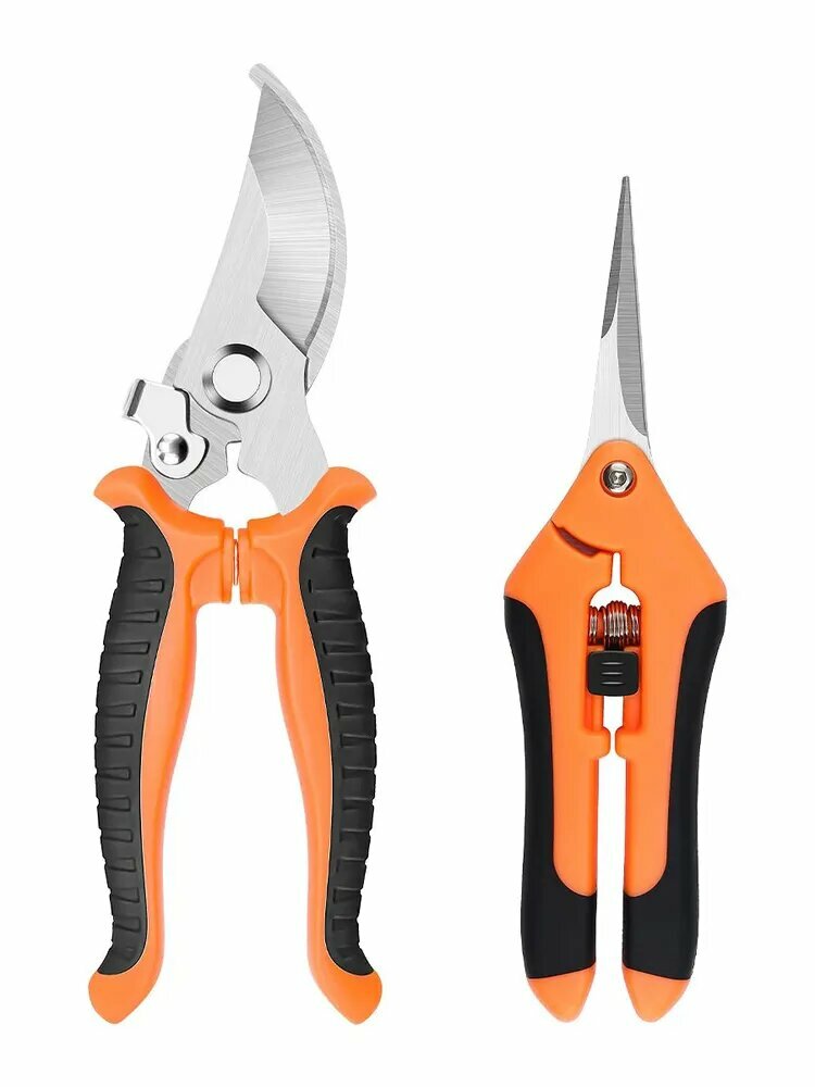 Набор секатор садовый 2 шт, 19 см +16.5 см