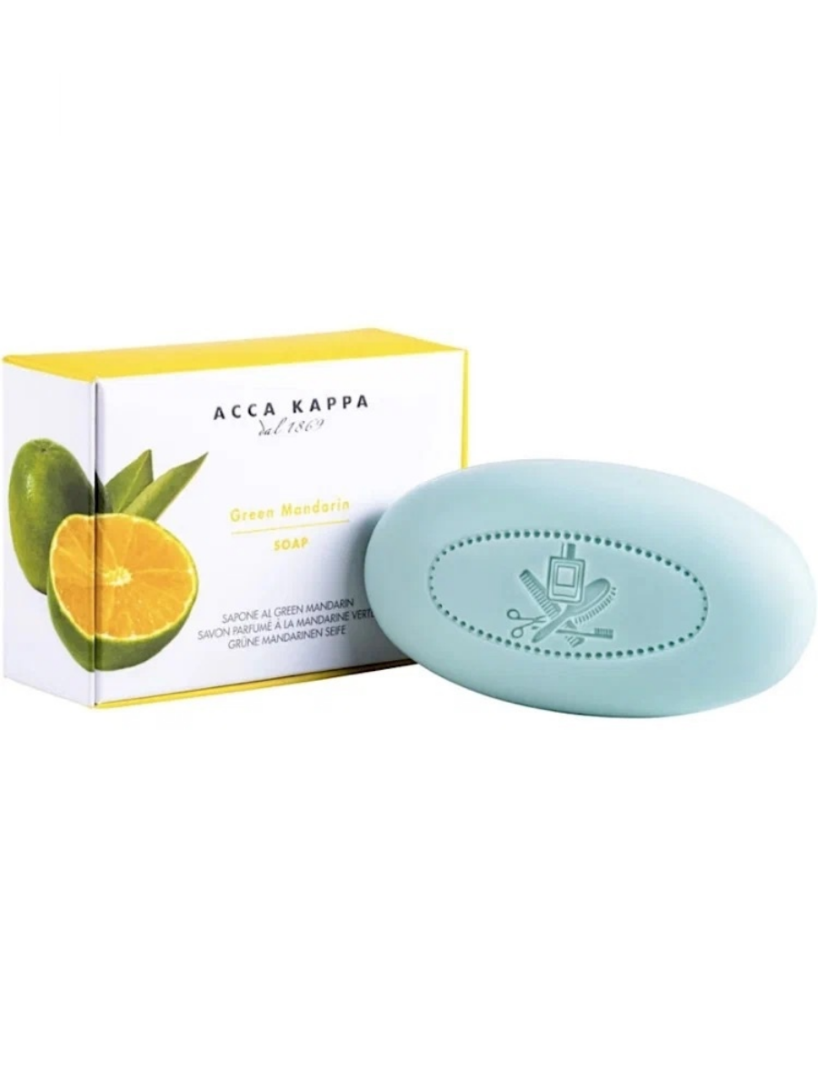 Мыло Туалетное ACCA KAPPA Green Mandarin Soap (Зеленый Мандарин), 150 гр