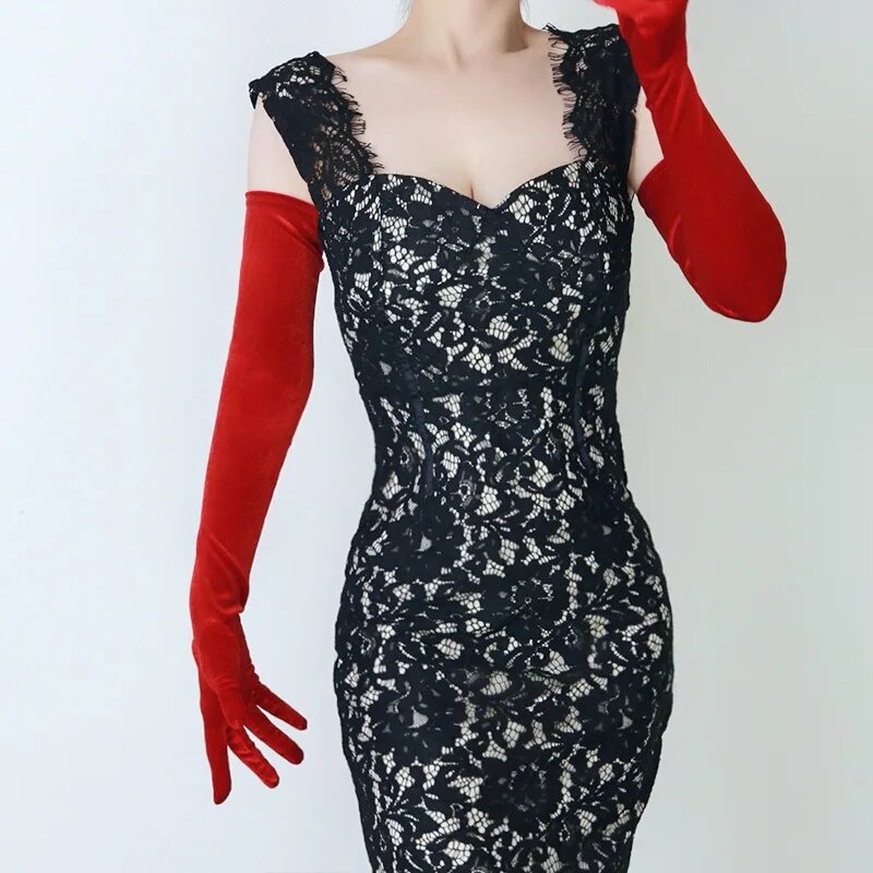 Перчатки Midnight Heartbeat для женщин