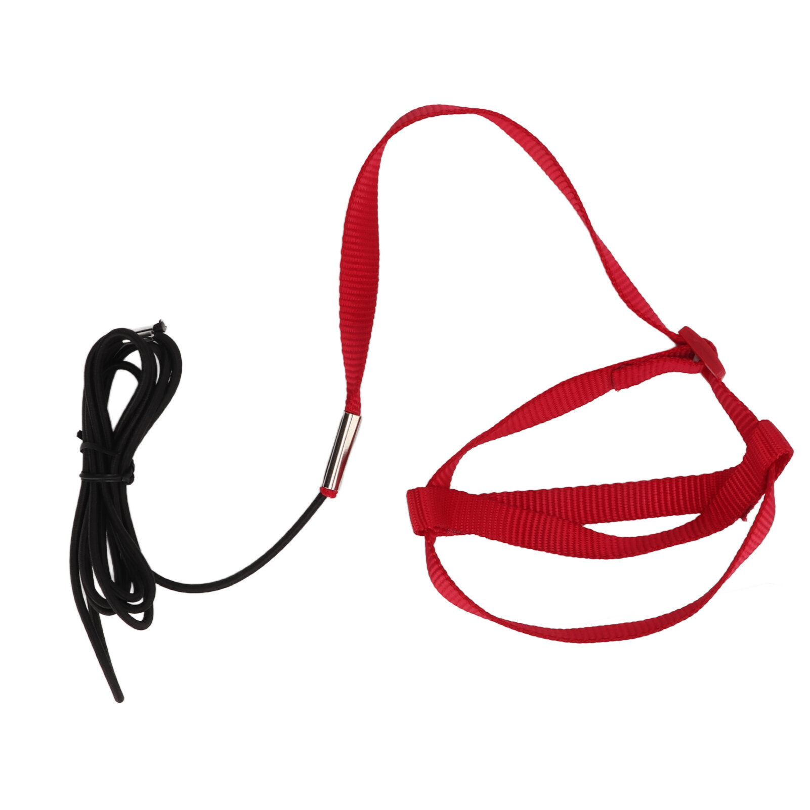 Поводок для птиц, устойчивый к укусам, регулируемый, тренировочный канат для попугаев, для прогулок, посещения вечеринок, красный XS
