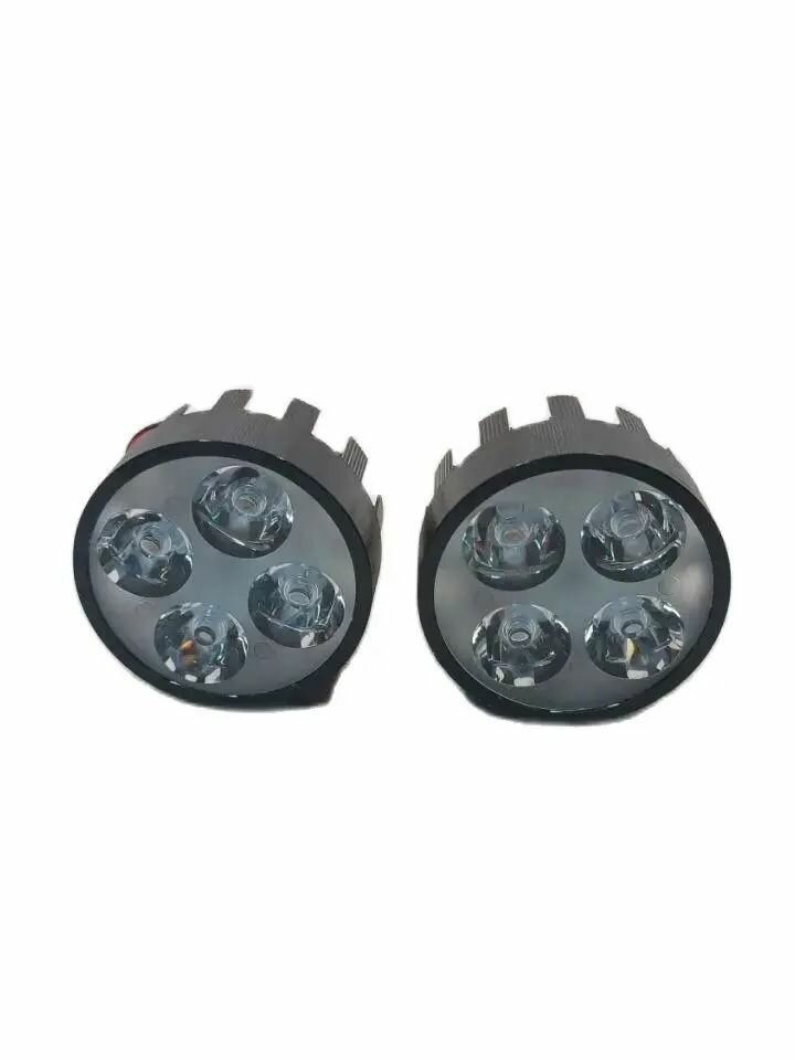 Дополнительные фары Led (светодиодный) пара (черные) F6