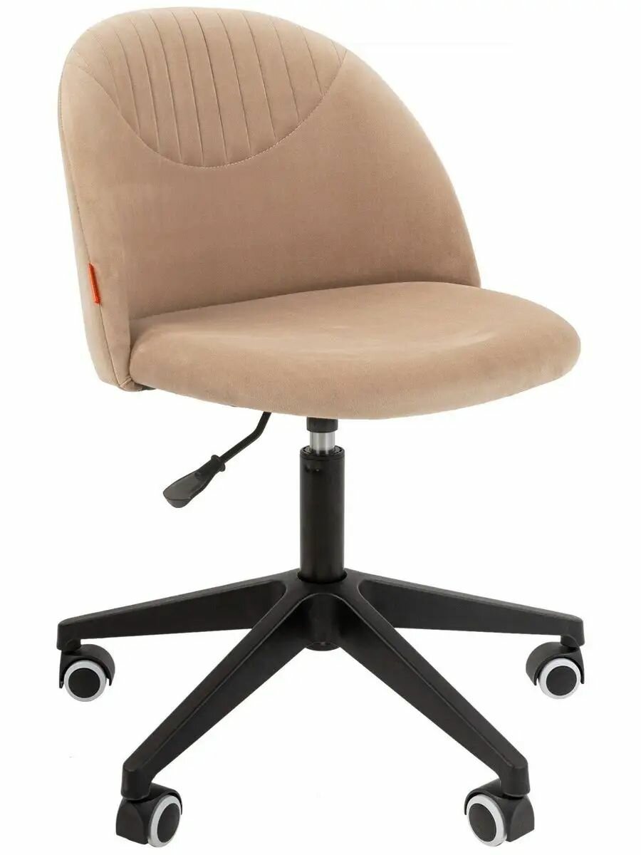 Компьютерное кресло для дома и офиса CHAIRMAN HOME 119, офисное кресло, ткань велюр, бежевый