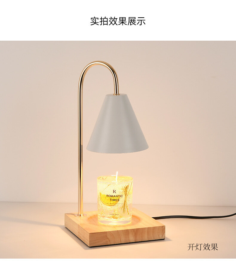 Светильник-расплав ароматных свечей из дерева для уюта на веранде, наслаждайтесь природой