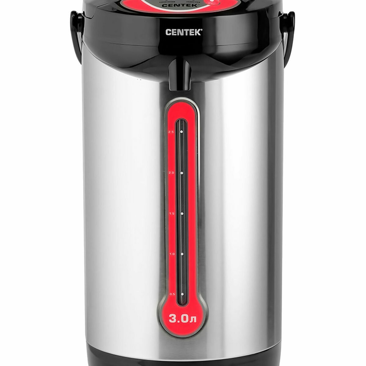 Термопот Centek CT-0080, 3л, 750Вт, 1 температурный режим, пластик/сталь (CT-0080 Black)