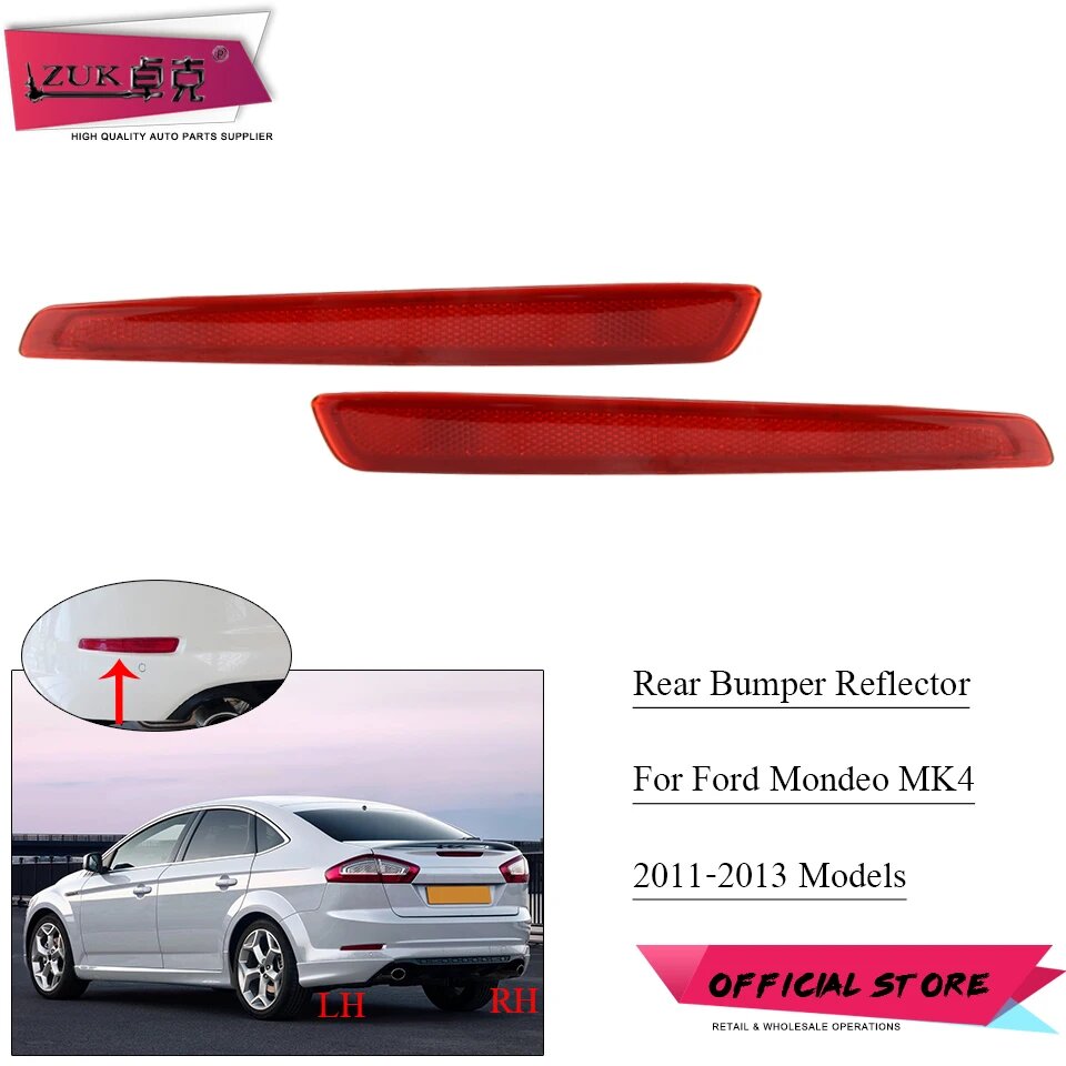 Отражатель для заднего бампера ZUK, противотумансветильник, противотуманные фары, Right Side