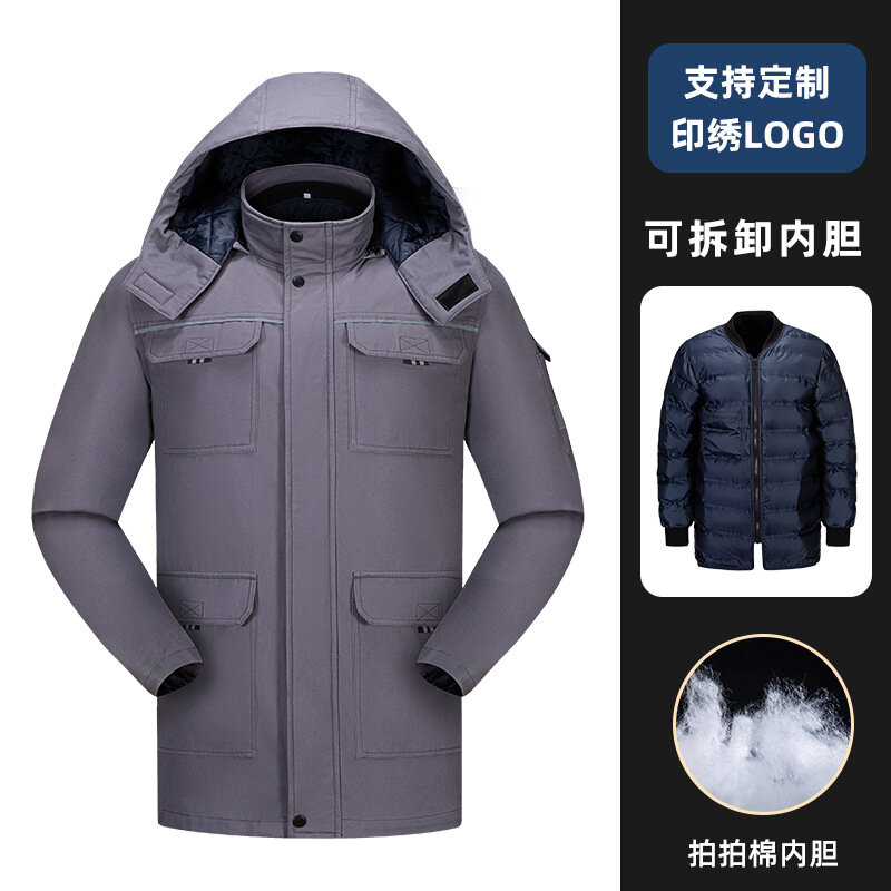 Комбинезон, 5XL, серый