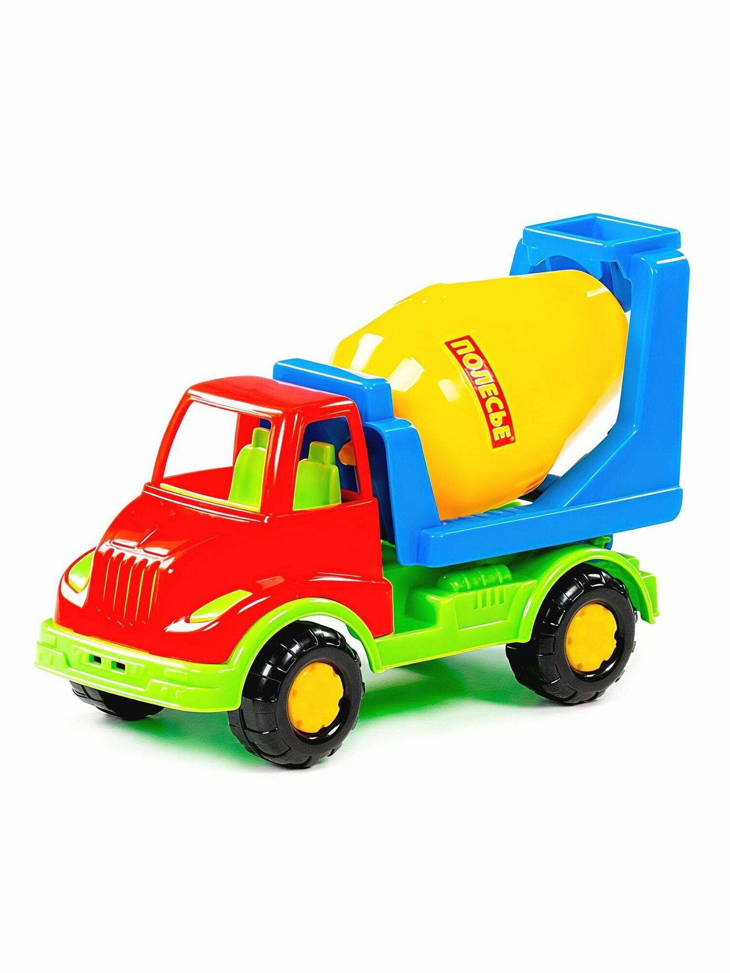 Бетоновоз "Кнопик", детский грузовик для игры в песочнице и дома, пластиковая машинка-игрушка для малышей