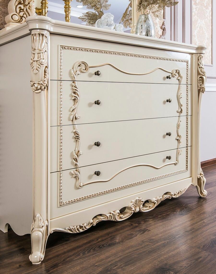 Комод Alba "Джоконда", с ящиками, 125 см x 50,5 см x 103,5 см