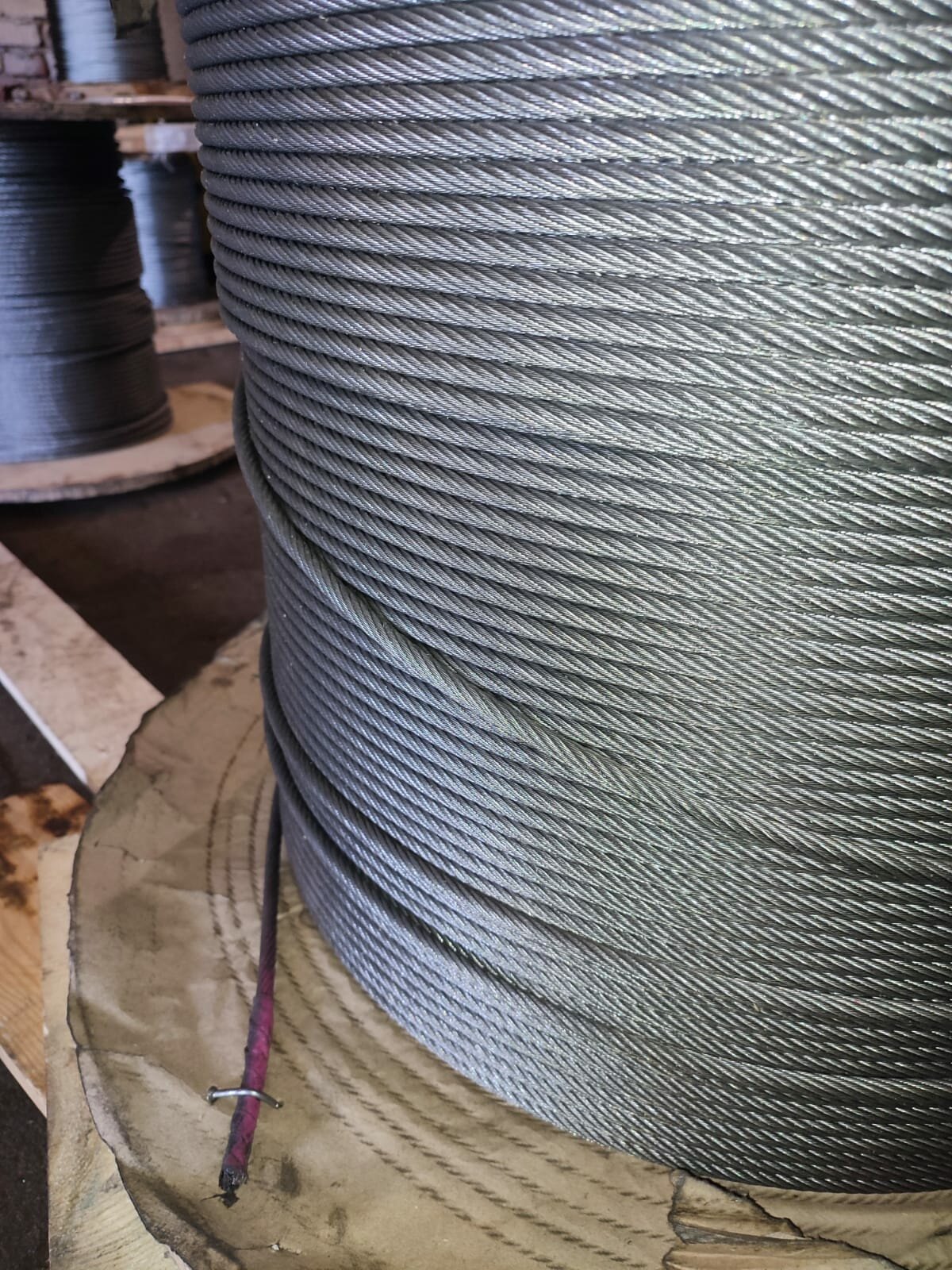 Лифтовый трос 8 мм 10 метров (EN 12385-5 ГЛ sZ А1)