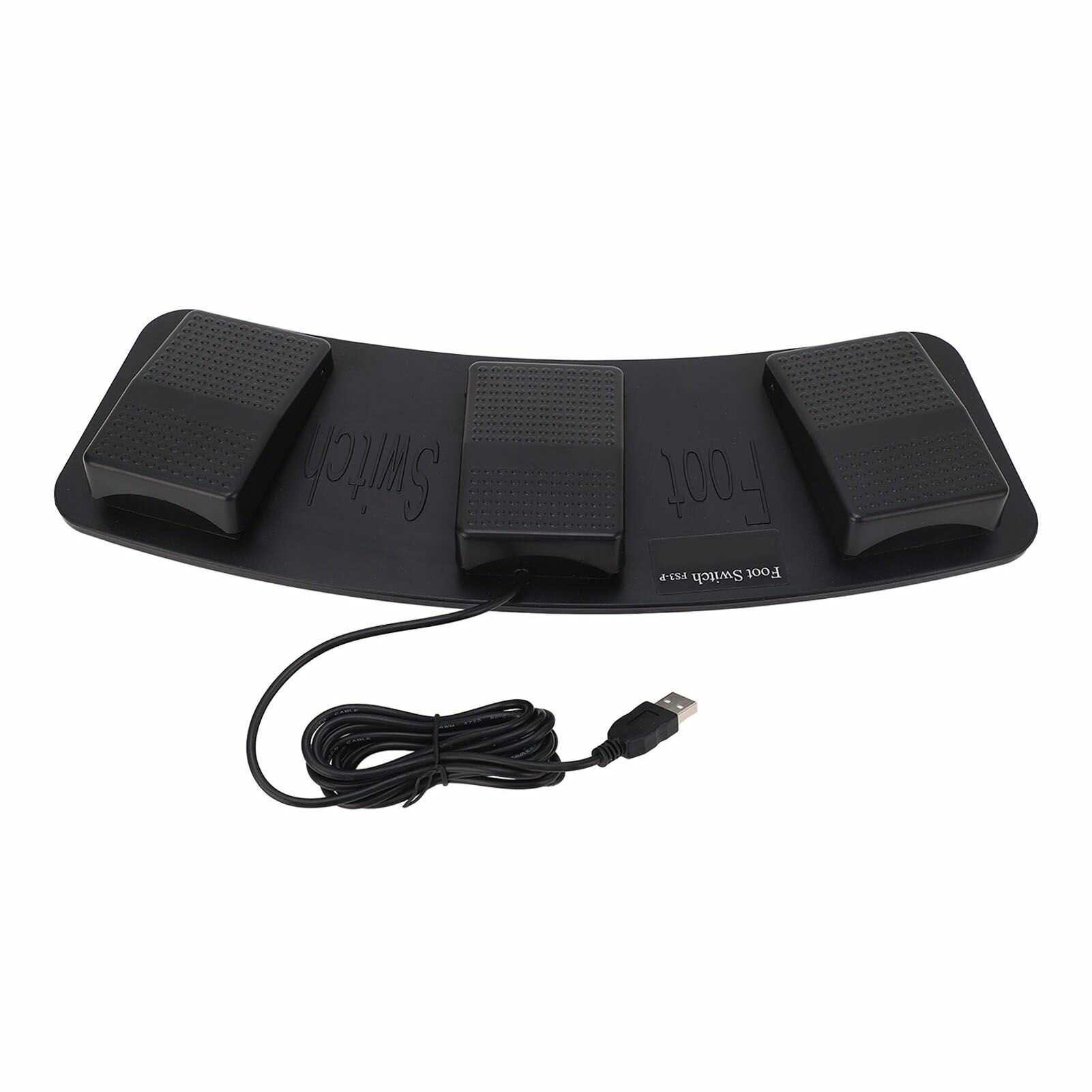 Ножной переключатель с интерфейсным кабелем USB, 3-позиционный электрический педальный переключатель, часть для подключения к компьютеру