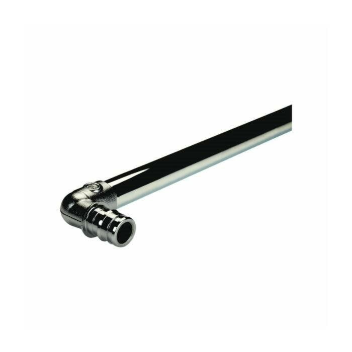 Угольник "РОС" 128-2674, для радиатора, d=16 х 15 мм, L=250 мм, латунь