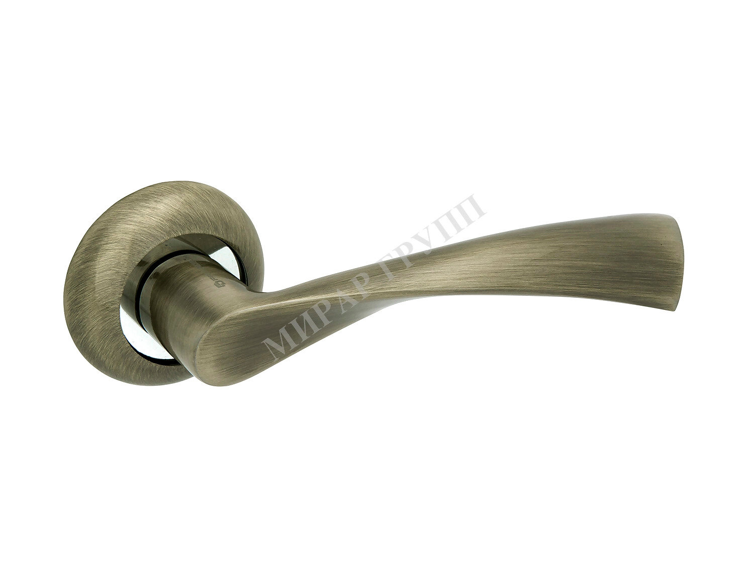 Дверная ручка Palladium A "Swim" античная бронза