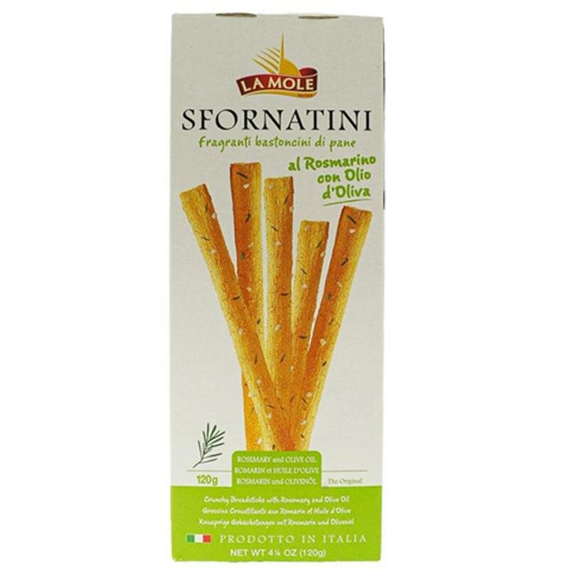Хлебные палочки сфорнатини с розмарином LA MOLE 120 г
