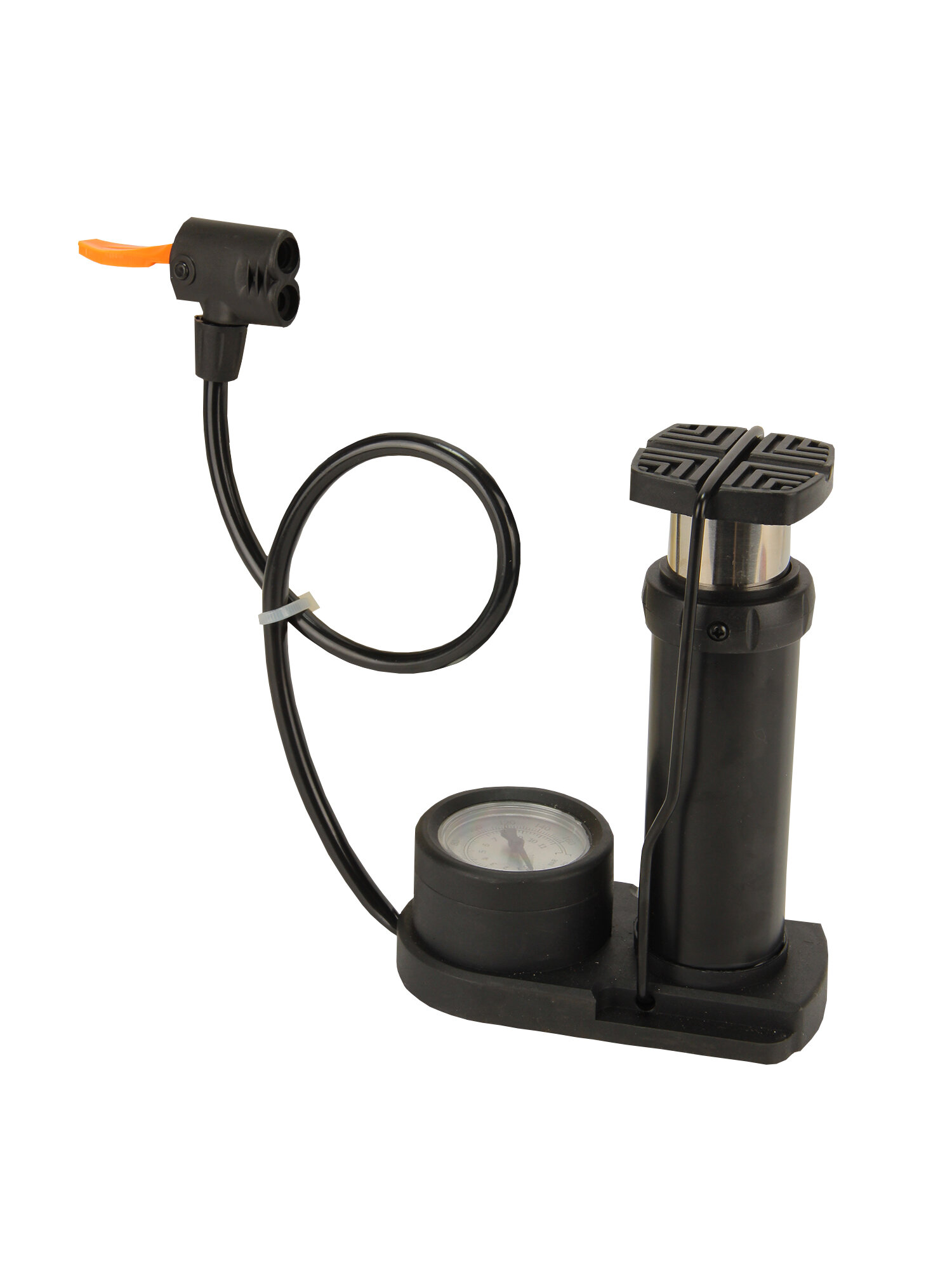 Насос велосипедный ножной, с манометром