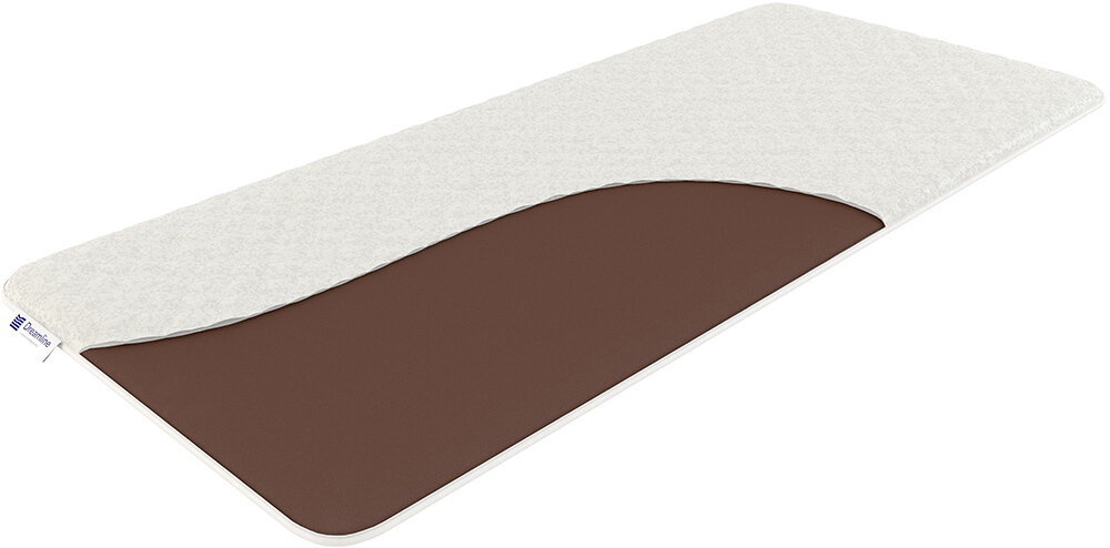 Матрас Dreamline Spread Hard 1 85х180 серии Топпер высота 1 см анатомический средней жесткости Беспружинный