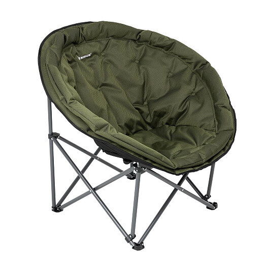 Кресло складное "Helios", круглое, зеленое, максимальная нагрузка 150кг