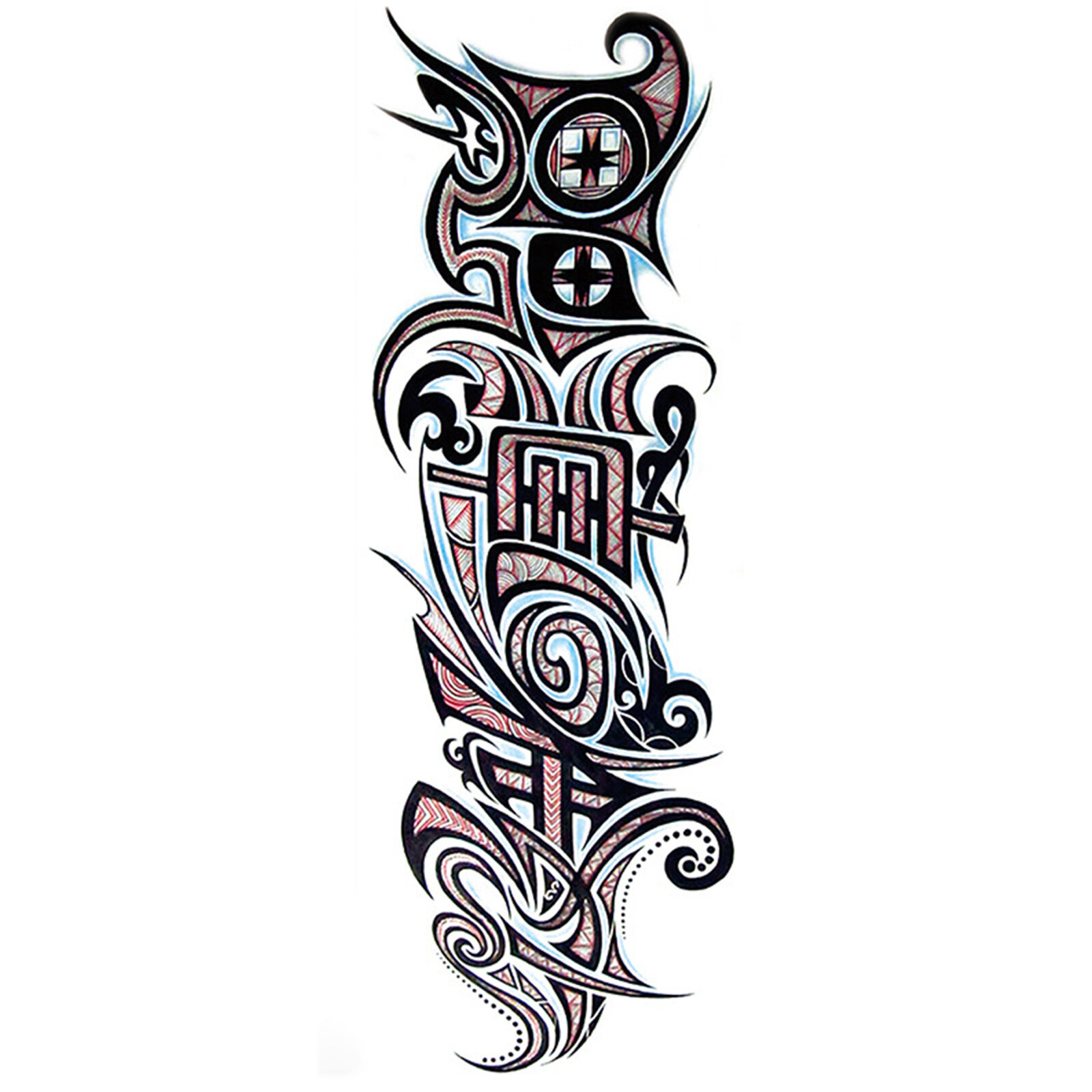 1 Лист Наплечник Временный Тату Стикер Большой Наплечник Тату Водонепроницаемый Тату Большой Лозы Пион Розы Тату Стикеры Для мужчин и женщин 40 Типов 17*4.8 см 18*5*0.1 см 20 г