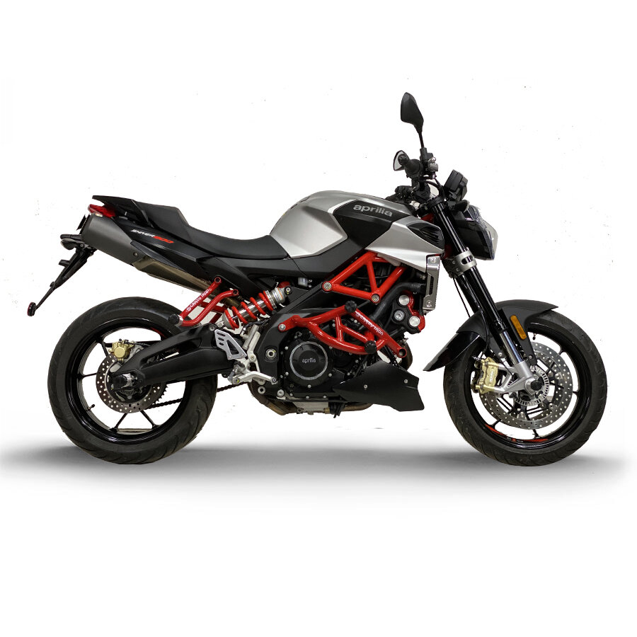 Клетка на мотоцикл APRILIA SHIVER 750, SHIVER 900, DORSODURO 900 DAMPER, черный матовый цвет