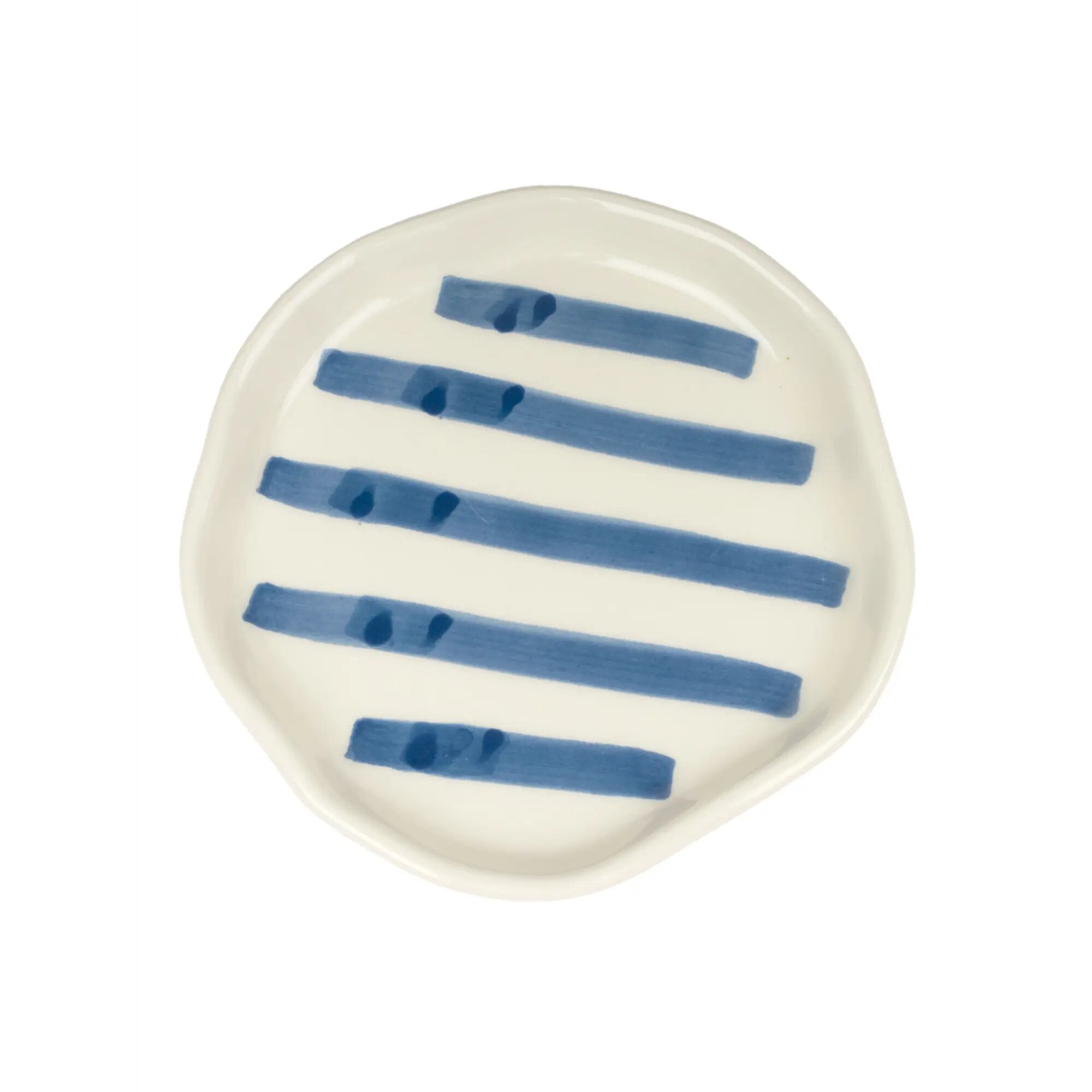 Zenfort Ривьера мыльница керамическая цвет синего оттенка для ванной комнаты в интерьере