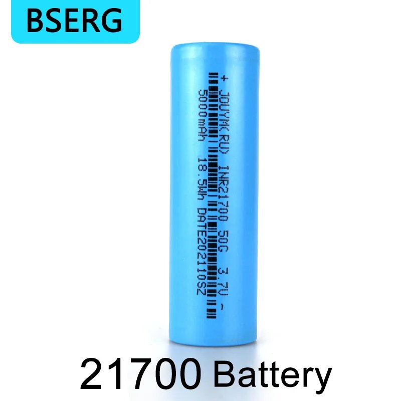 BSERG 5000mAh 21700 литий-ионная батарея 3.7V 10C 8 PCS