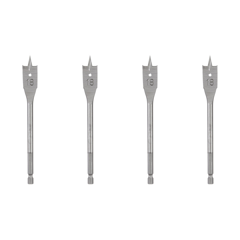 Сверло по дереву перьевое 18х152 мм (966062) (4 шт.)