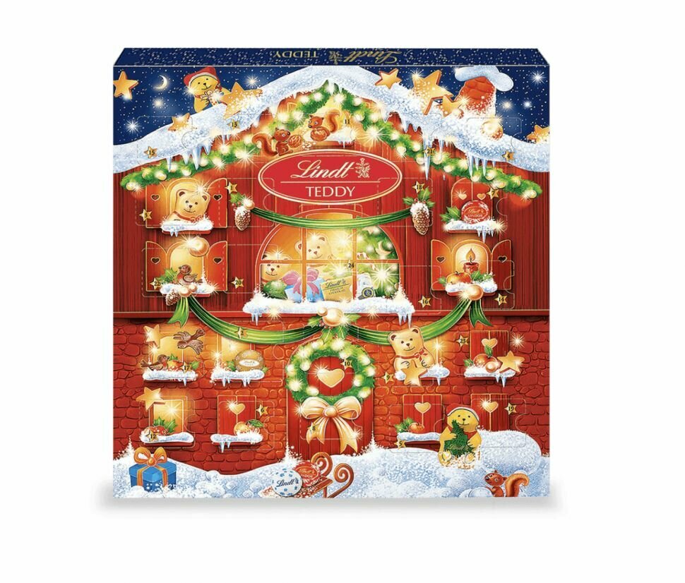 Lindt Kleiner TEDDY 2025 Адвент-календарь, 128г