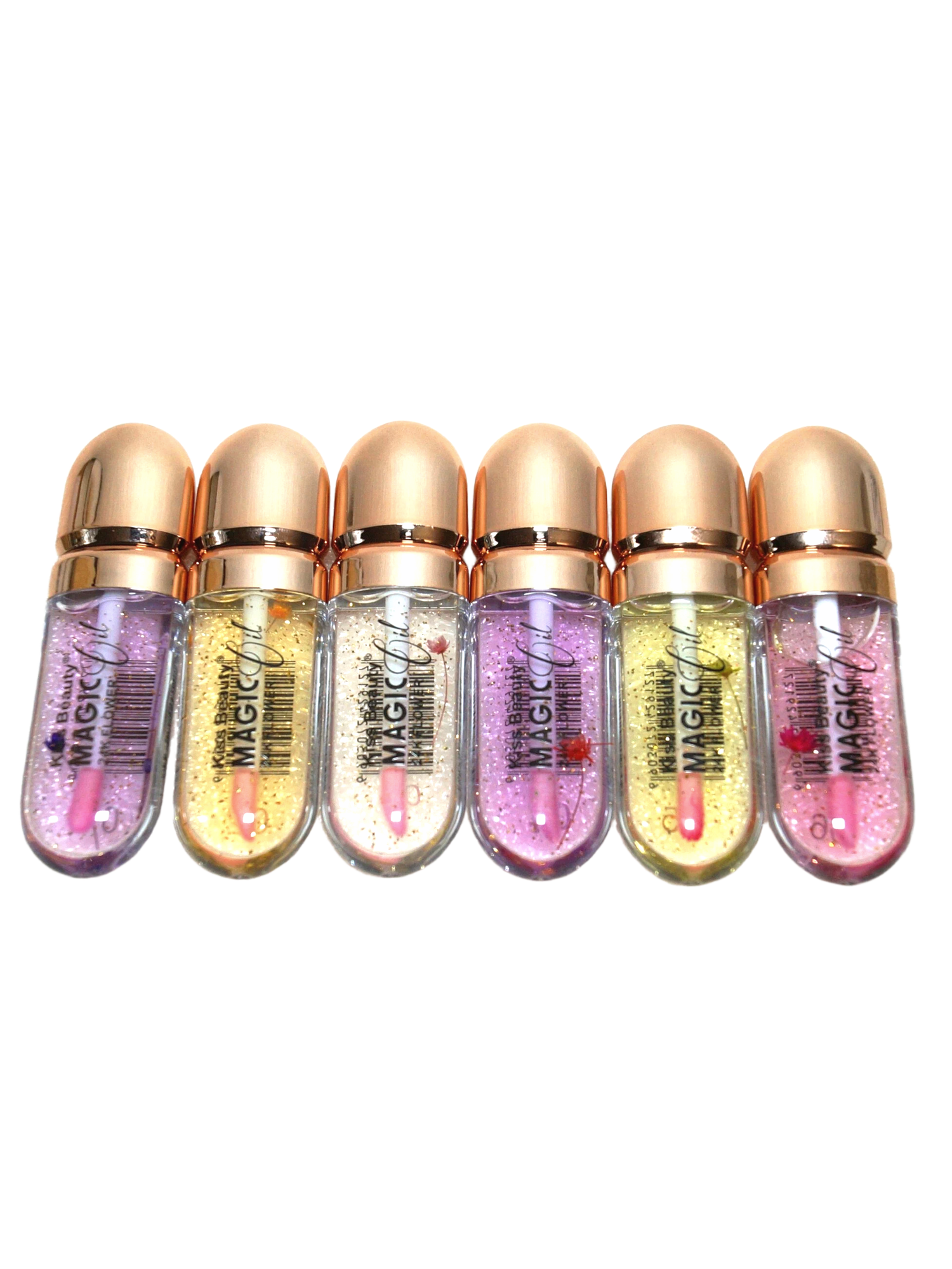 Kiss Beauty Magic, Набор-Блеск для губ - 6шт, , тон 01, 02, 03, 04, 05, 06
