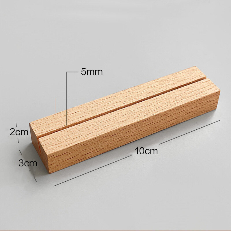 Основа для визиток Mingxin Card, буковое дерево, 10x5 см