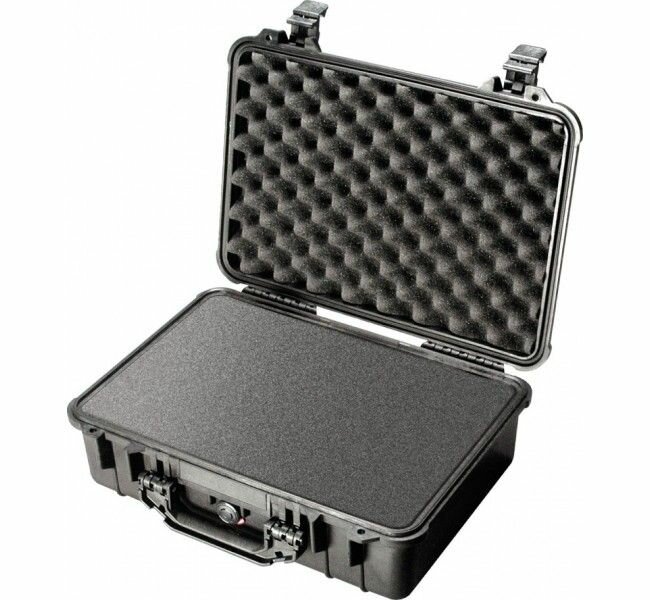 Защитный кейс Peli 1500 черный с поропластом, водонепроницаемый, ударопрочный