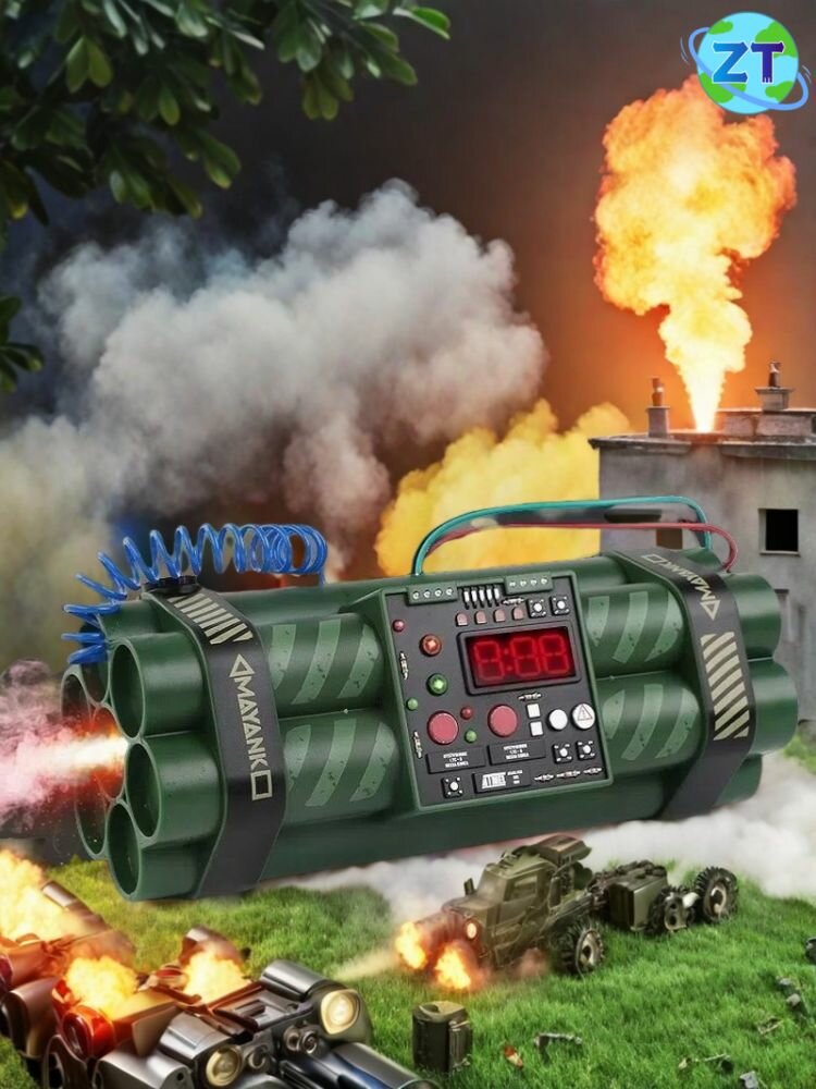 Дымовая бомба замедленного действия - акустическая граната - дымовая бомба - детская игрушка