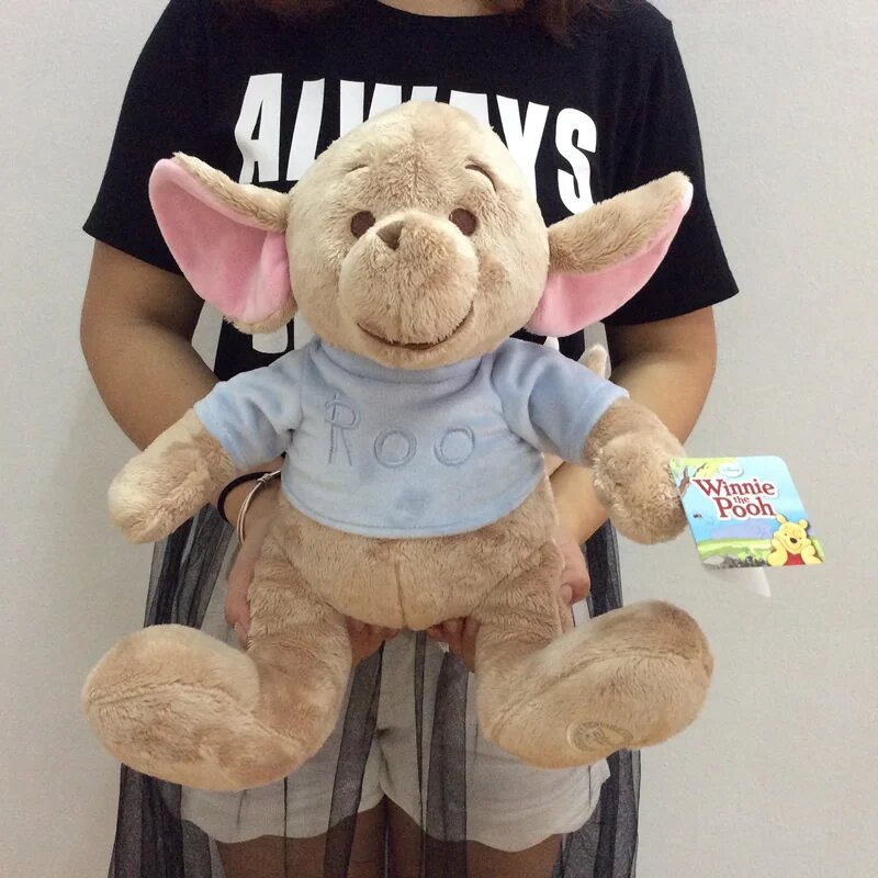 MINISO Плюшевые игрушки из мультика Винни Пух Светло-голубой, Roo 40cm
