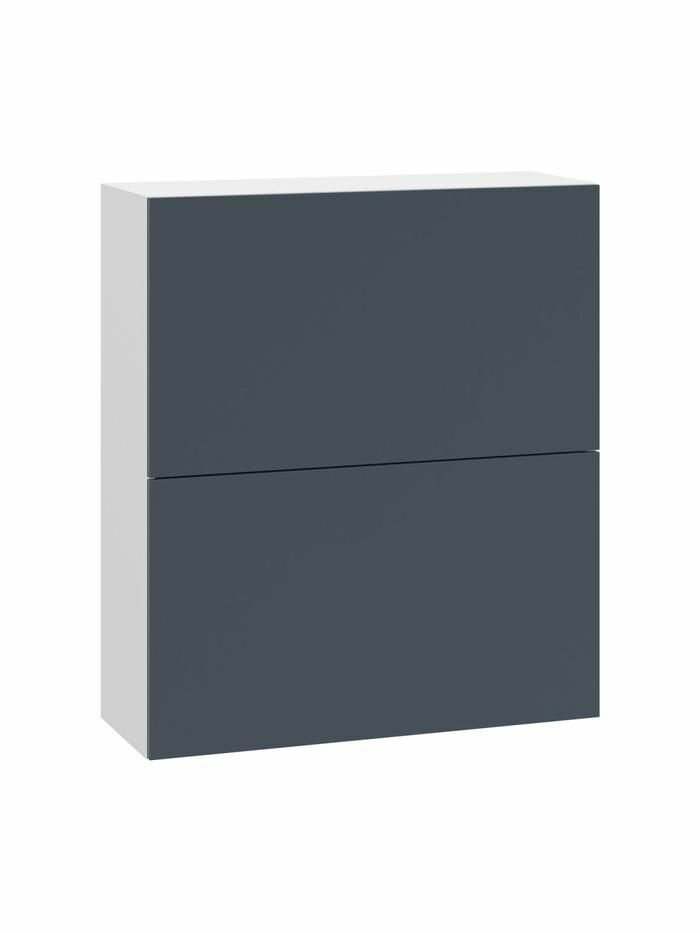 Кухонный модуль навесной, барный шкаф Тандем, высокий, 80х29.6х91.2 см, Белый / Океания