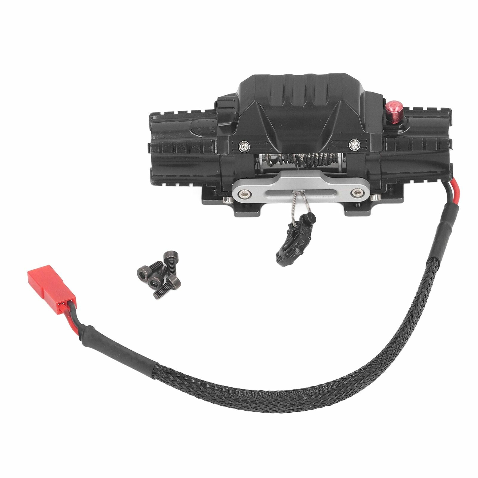 RC лебедка с двумя двигателями 1/10, алюминиевый сплав, металл, автоматическая имитация автомобиля с дистанционным управлением для SCX10 Type B