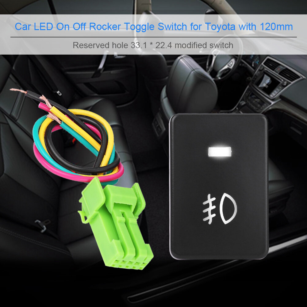 Выключатель противотуманных фар для Toyota Camry, Yaris, Highlander, Prius, Carora